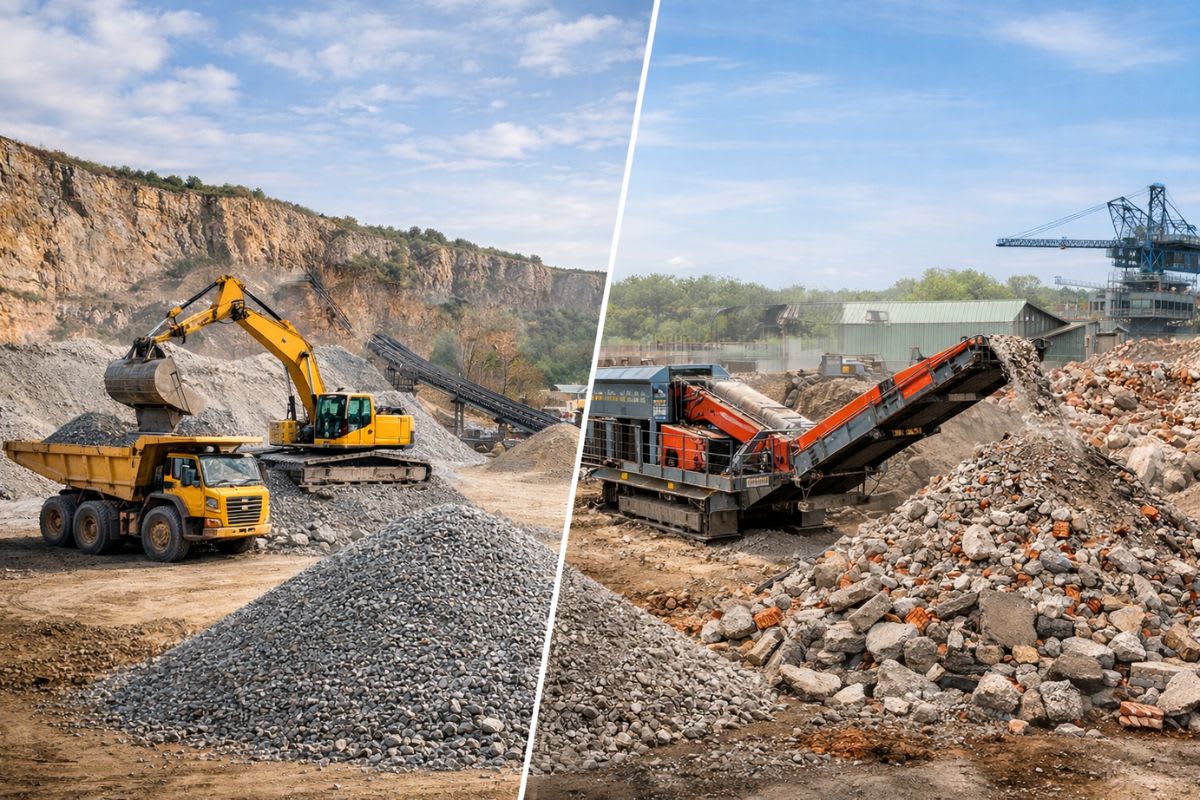 Recycled vs primary aggregates: Which is best for your project?