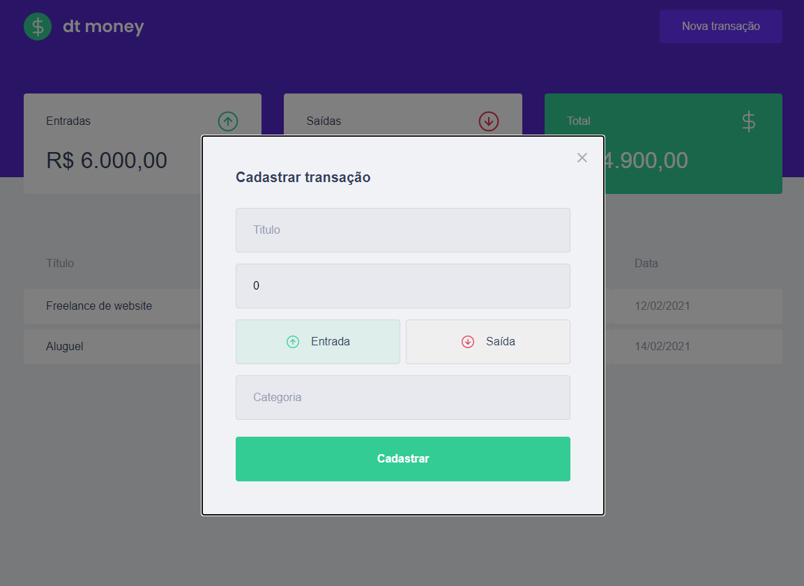 GitHub - felipeDS91/ignite-chapter-II: Ignite Chapter II exercise