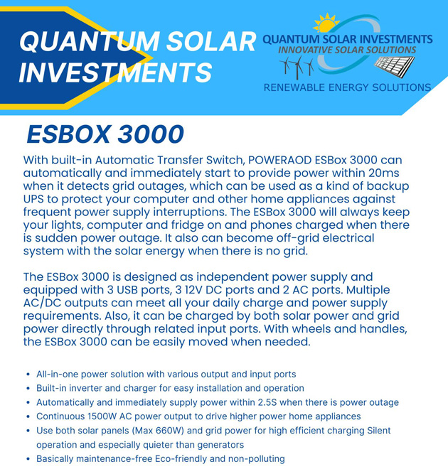 QUANTUM SOLAR INVESTMENTS, NAMIBIA - Businesses in Windhoek