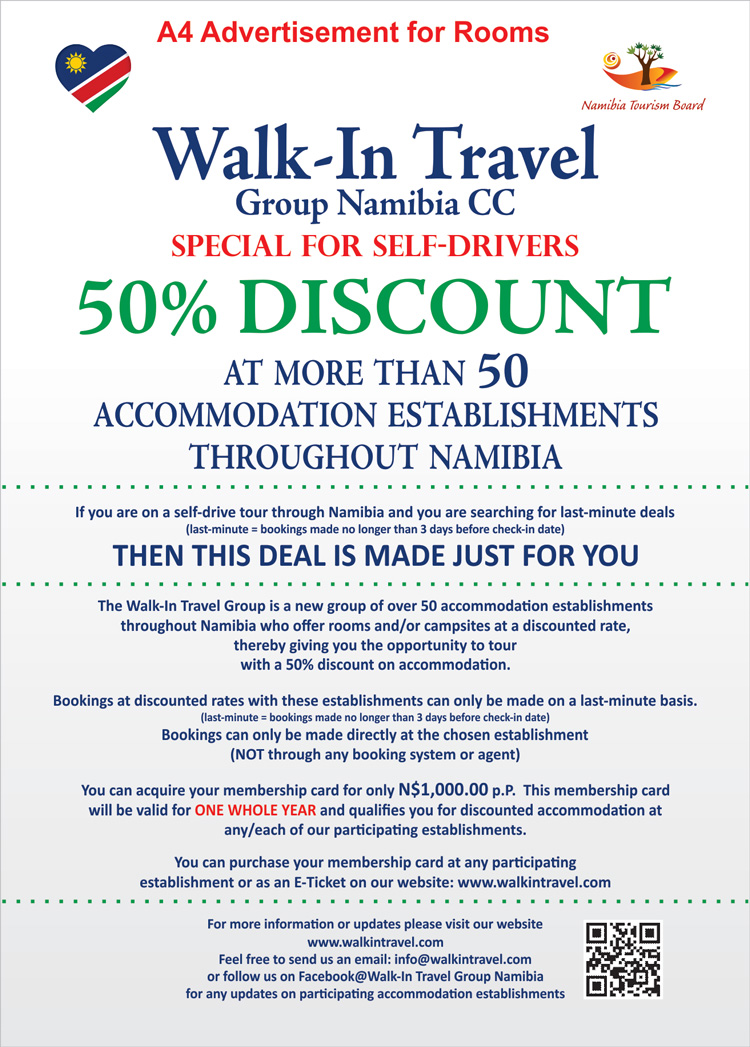 WALK-IN TRAVEL GROUP cc - Businesses in Namibia