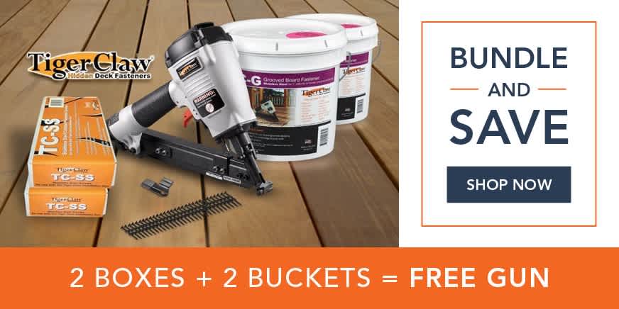 Shop TigerClaw Hidden Deck Fasteners | DIYHomeCenter.com