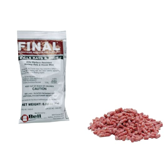 Final Pellets Rodent Bait In Place Pacs
