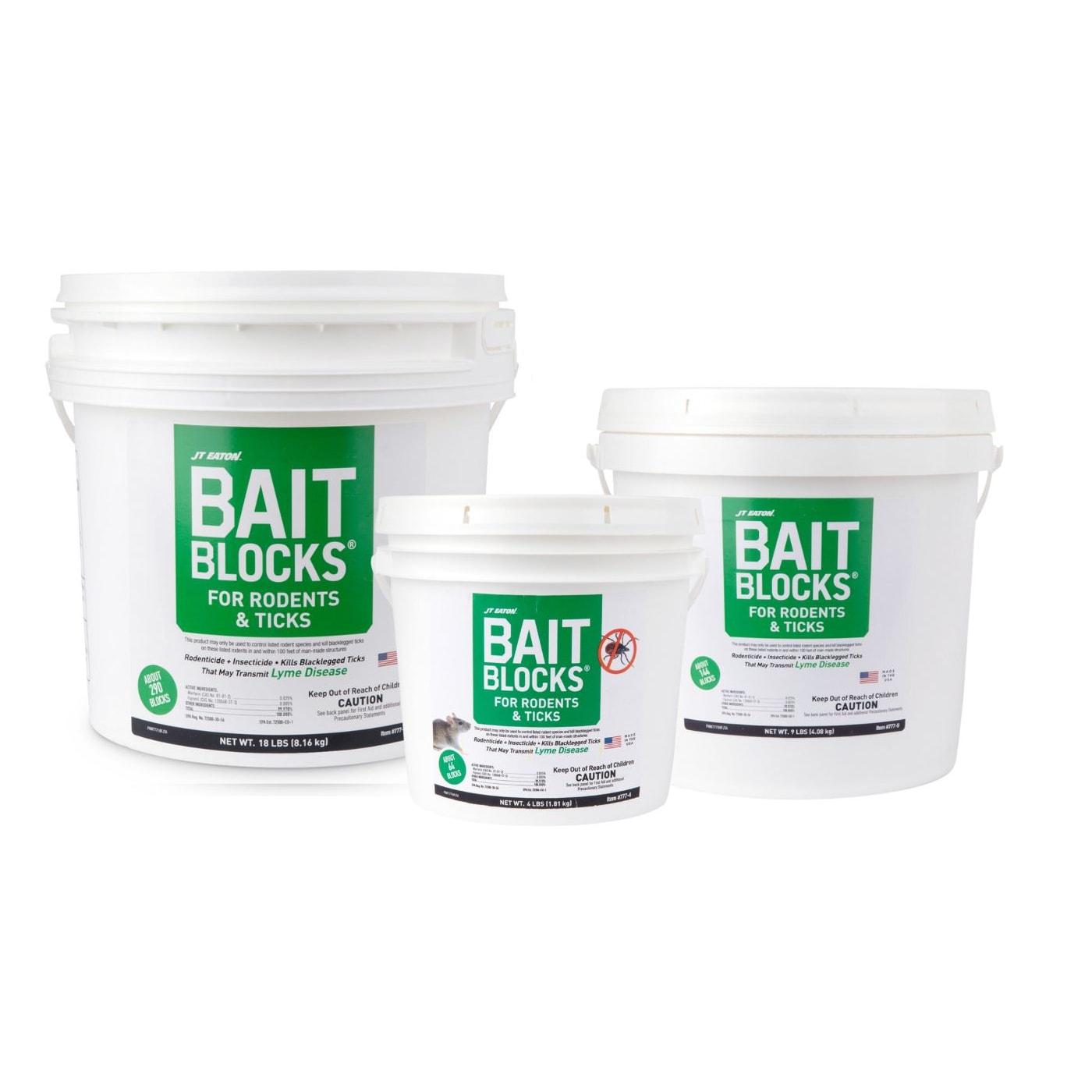 JT Eaton Bait Blocks for Rodents and Ticks