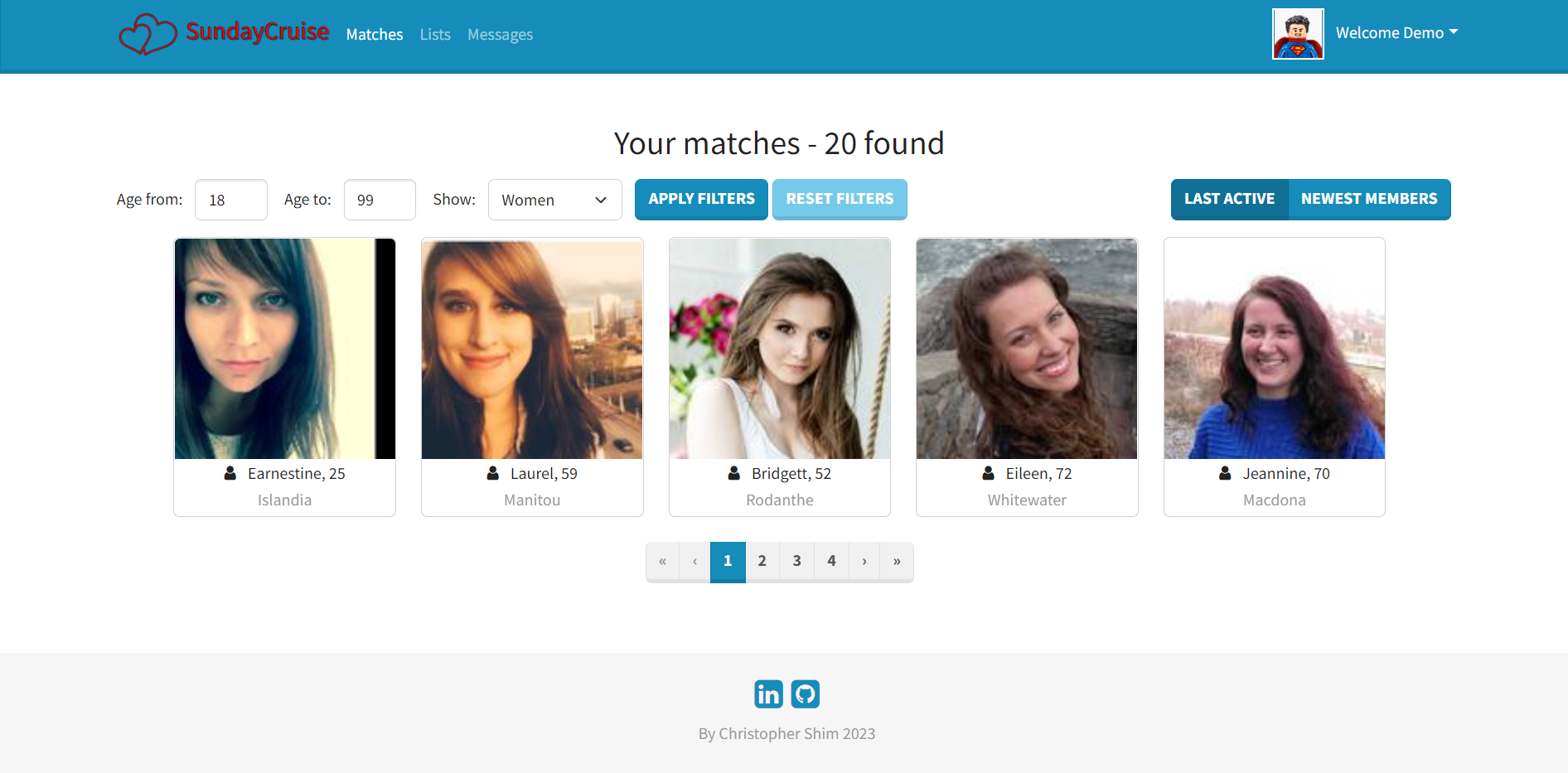 GitHub - ChrisShim98/DatingApp: Dating Web Application