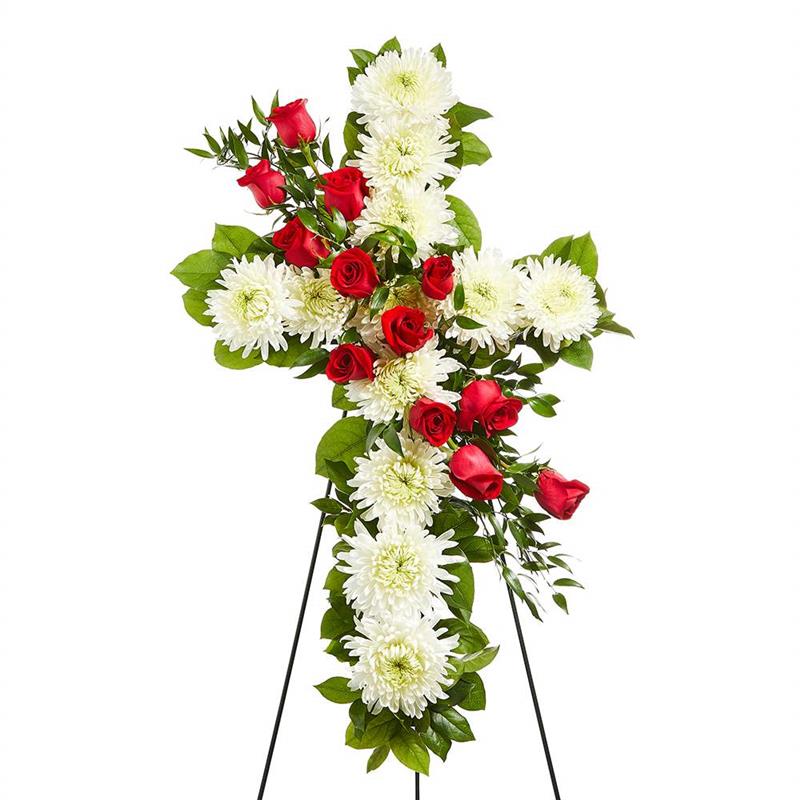 Rest in Peace Cross Flower Delivery London ON - Forest of Flowers