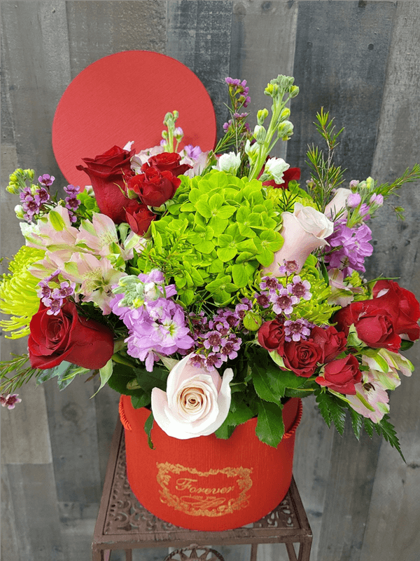 Hat Box Flower Bouquet | Best Flower Site