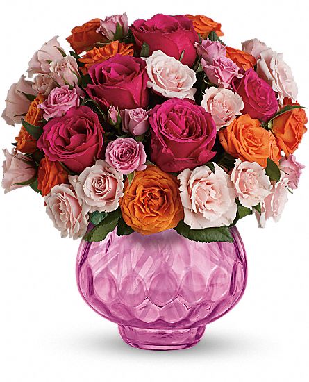 Sweet Fire Bouquet with Roses Flower Delivery Gaylord MI - Rosemary ...