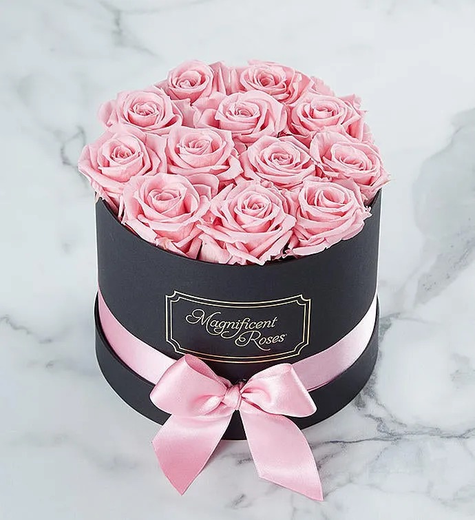 Magnificent Roses™ Preserved Pink Roses - Spencer Florist
