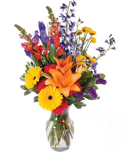 Vibrant Meadow Flower Arrangement | Spring Flowers | Flower Shop Network