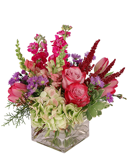 Lively & Luscious Vase Arrangement | Just Because | Flower Shop Network