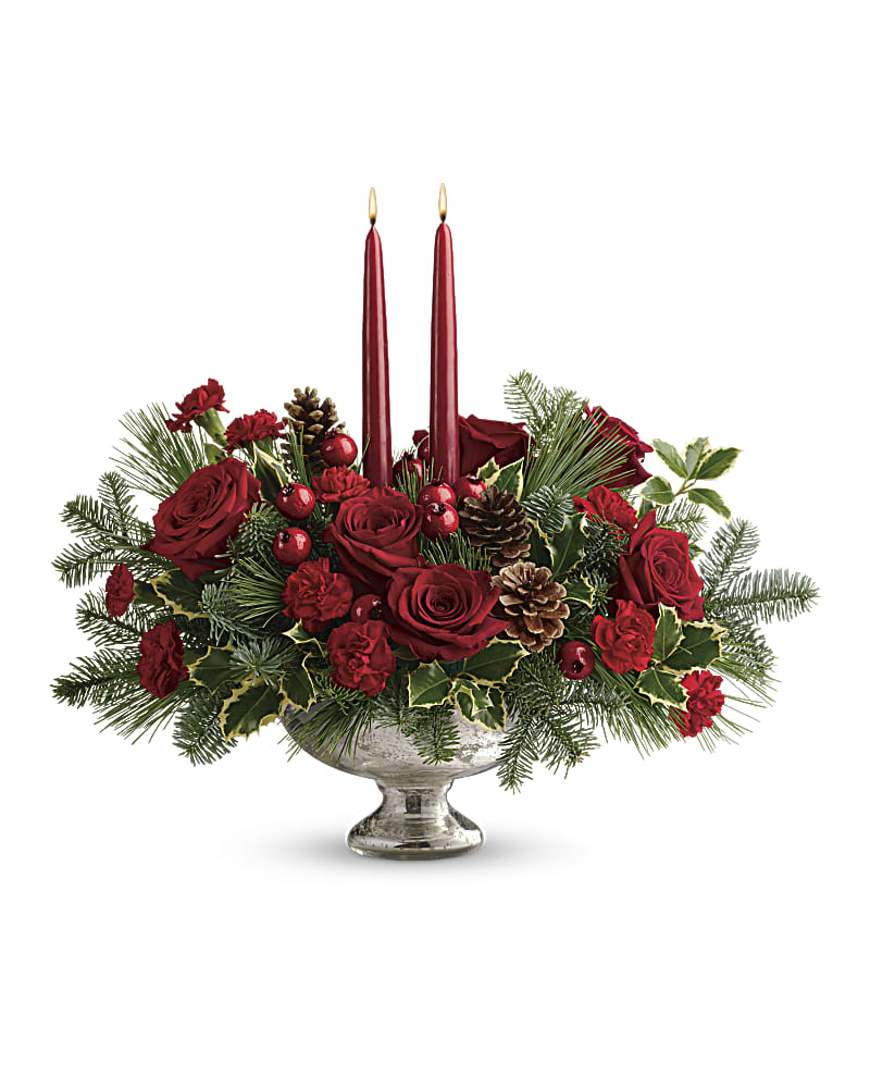 Teleflora's Shining Bright Centerpiece Bouquet - Teleflora