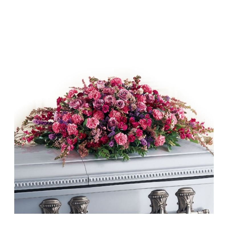 Lavish Love Casket Spray | funeralflowers