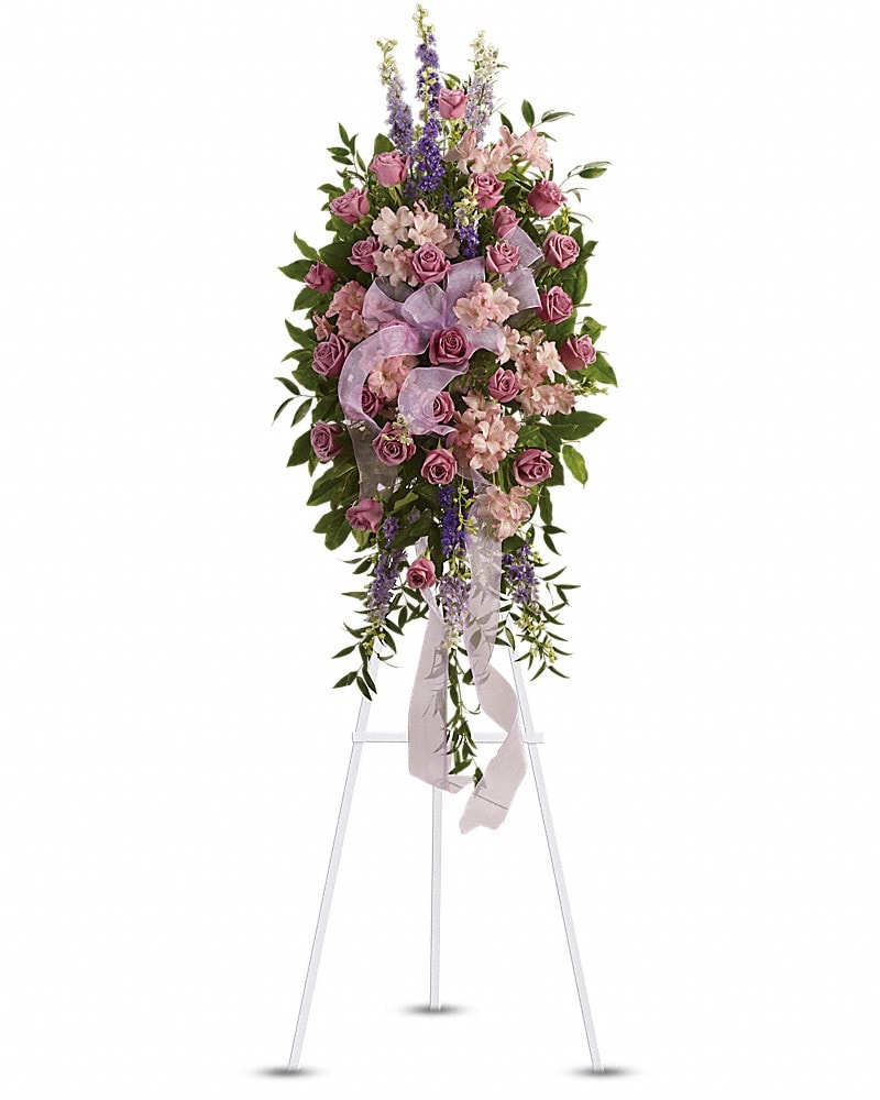 Finest Farewell Spray Sympathy Arrangement - Teleflora