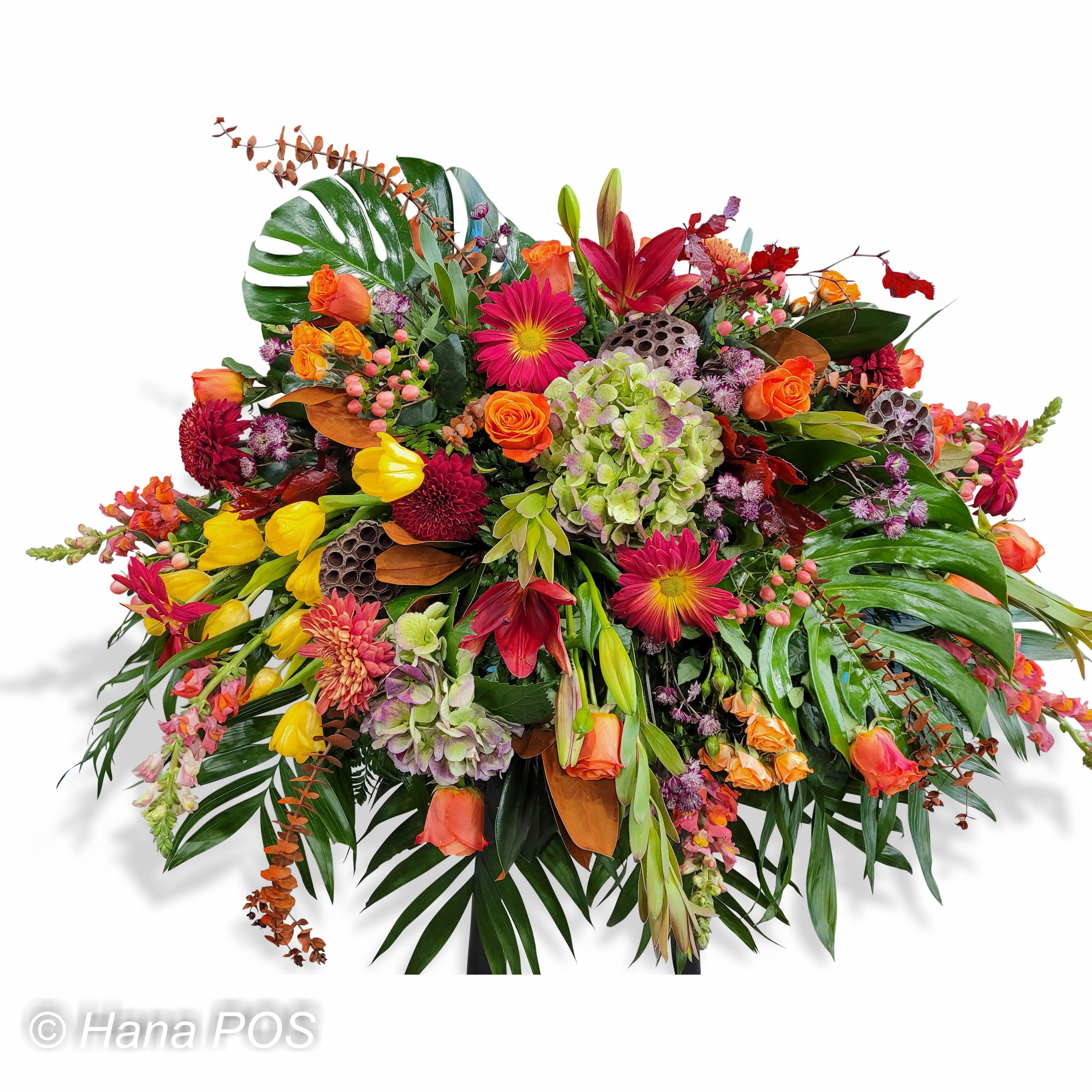 Lush Casket Spray Flower Delivery Bronx NY - Flowerland NYC