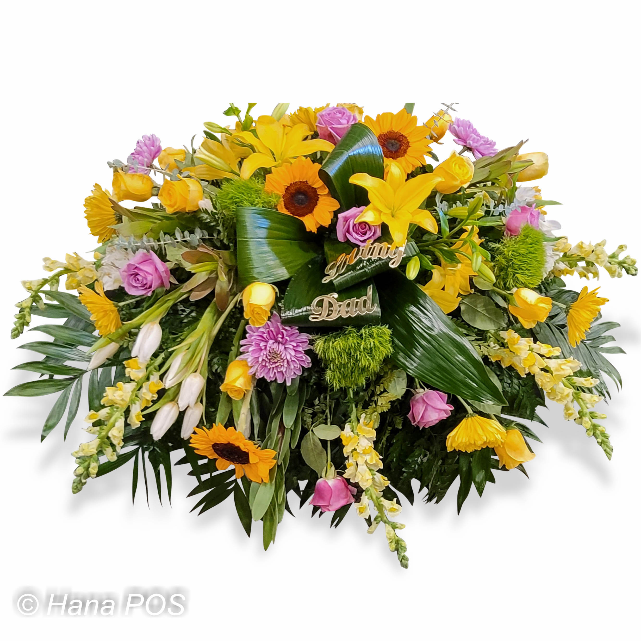Treasured Memories Casket Spray Flower Delivery Newark DE - Kirk's ...