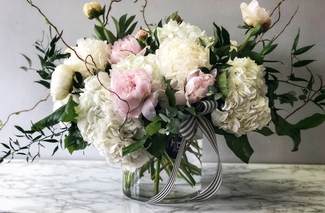 Peonies overflow in Corona del Mar, CA | Botanica Floral