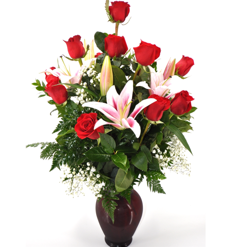 Ecuador Roses &Costa Rica Lilies Flower Delivery BAYTOWN TX - Burleson ...