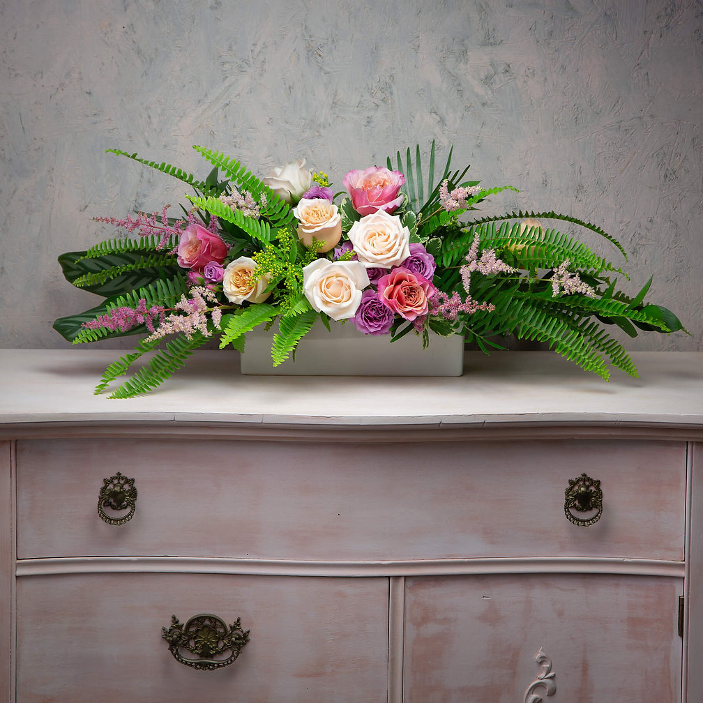 Gentle Pink Meadow - French Country flower Design-Same Day Delivery In ...