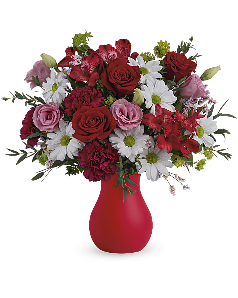 Teleflora's Kissed With Crimson Bouquet - Teleflora
