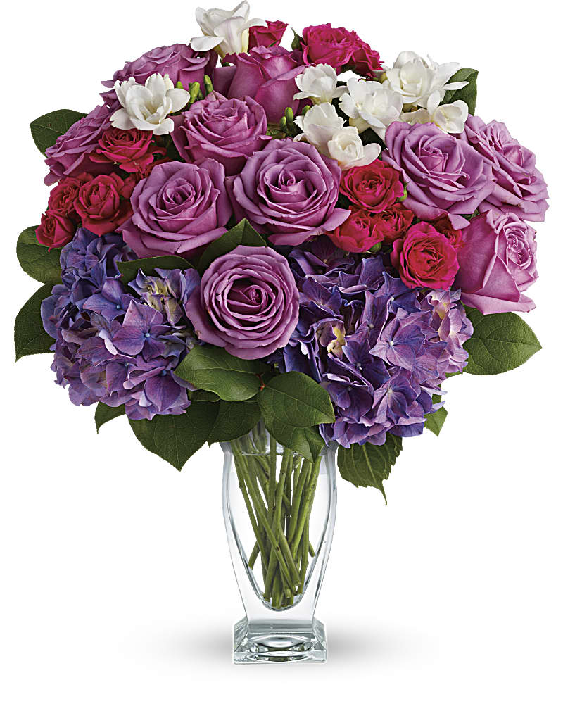 Teleflora's Rhapsody in Purple Bouquet - Teleflora