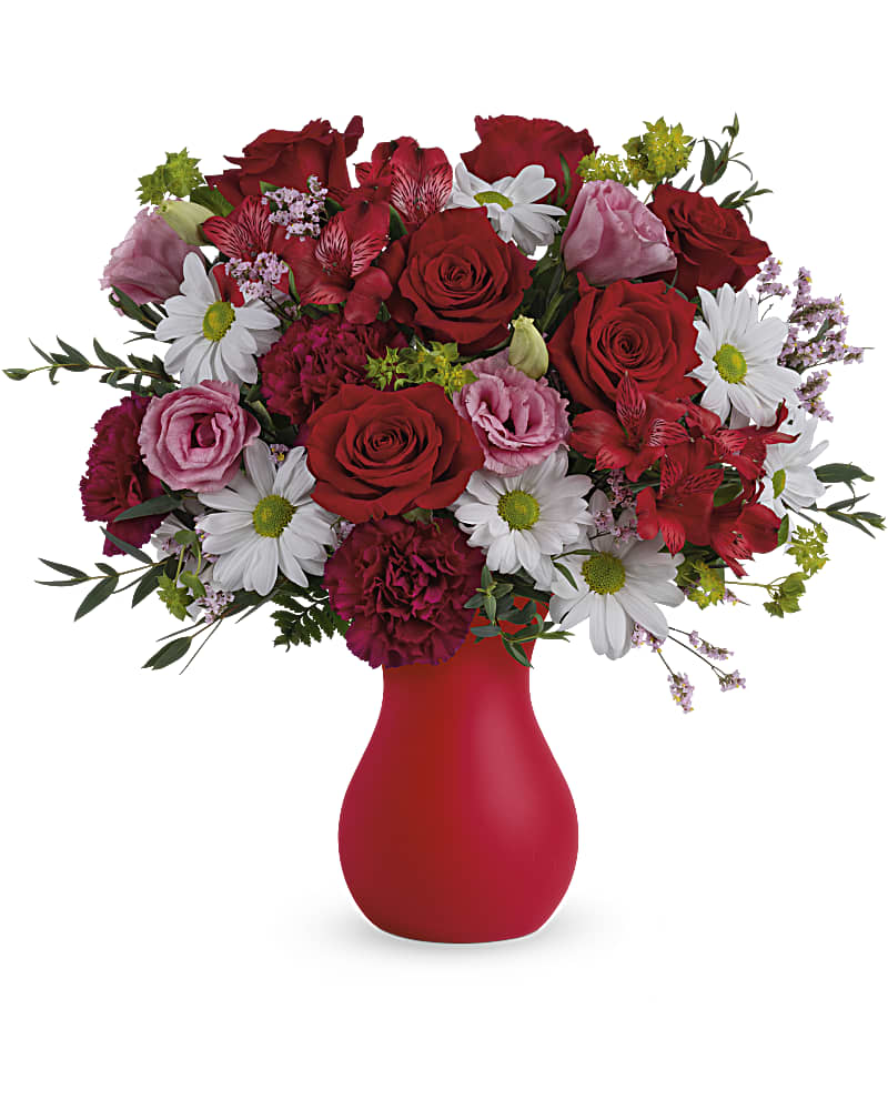Teleflora's Kissed With Crimson Bouquet - Teleflora