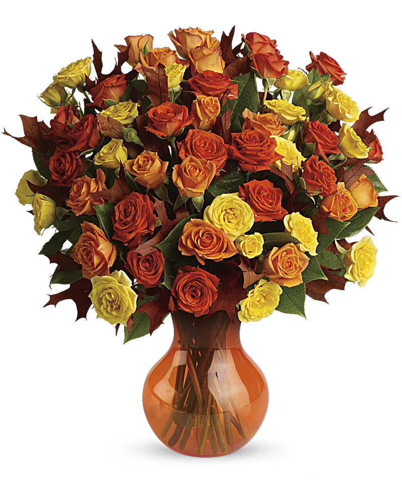 Teleflora's Fabulous Fall Roses Bouquet - Teleflora