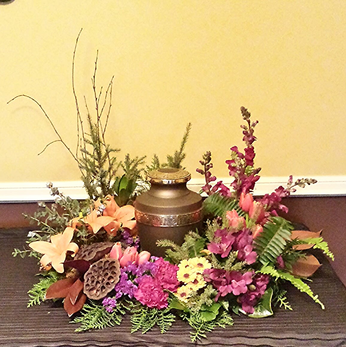 Forever Remembered Urn Surround in Cambridge, MN | Cambridge Floral