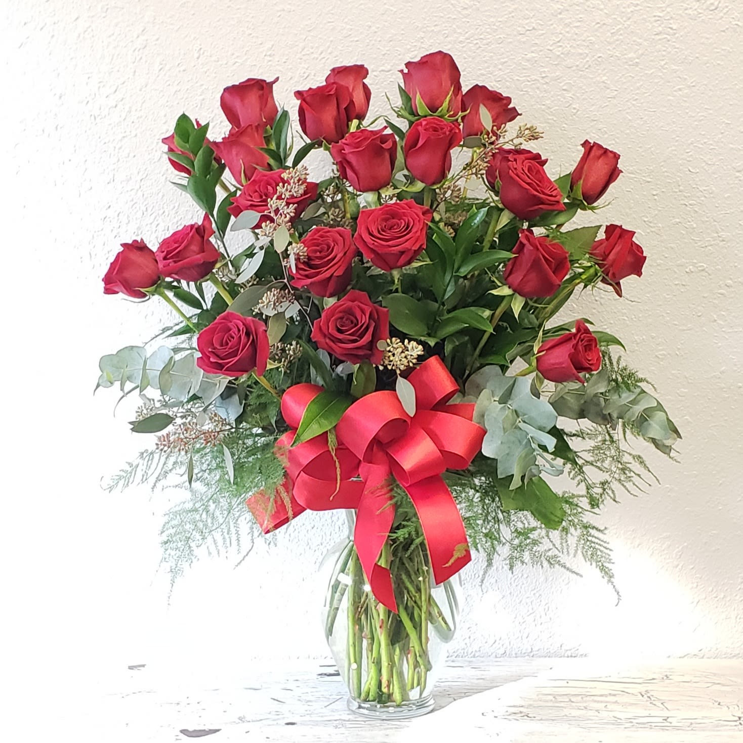 Over The Moon 24 Ruby Red Roses in Cambridge, MN | Cambridge Floral