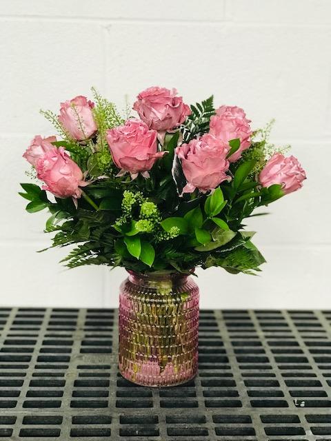 PINK METALLIC ROSE Flower Delivery Houston TX - Westpark Flowers ...
