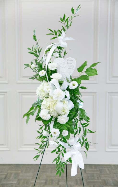 Tranquil Easel Flower Delivery Kokomo IN - Banner Flower House