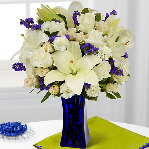 Beyond Blue™ Bouquet arranged by a florist in Commack, NY : Commack Florist
