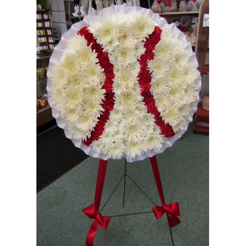 Baseball Flower Arrangement For Funeral | Best Flower Site