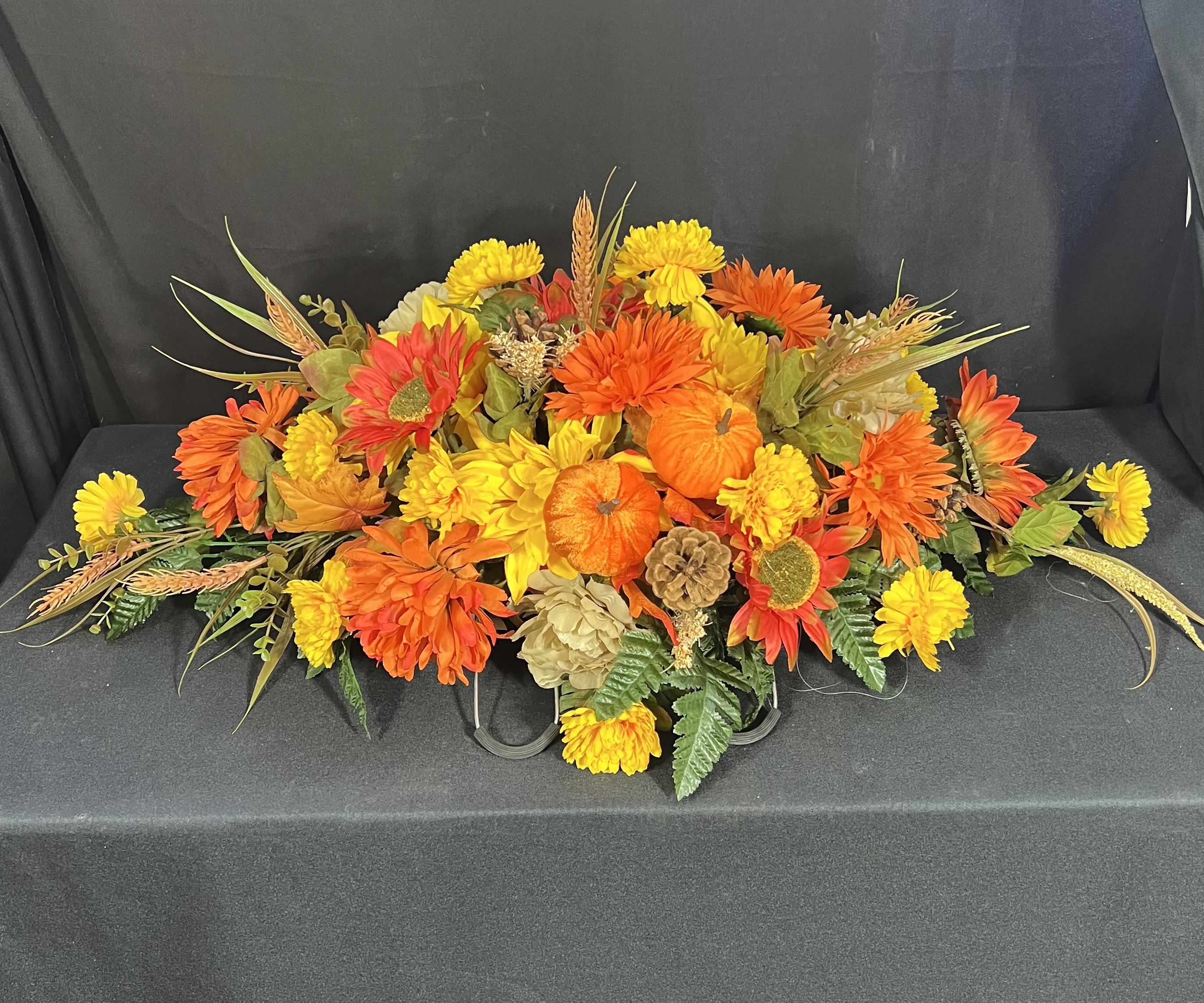 Cemetery Fall Topper in Highland, IL | The Greenhouse of Highland ...