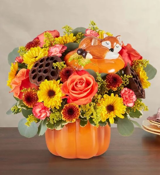 Pumpkin N' Posies™ from 1-800-Flowers.com