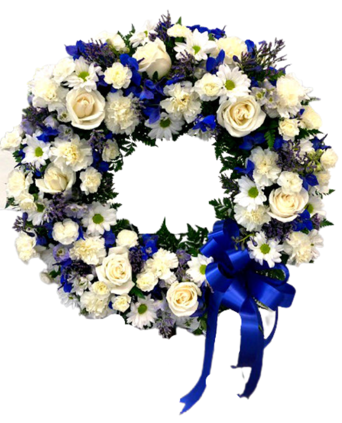 Ocean Breeze Wreath FW-620 | Fiesta Flowers Plants & Gifts
