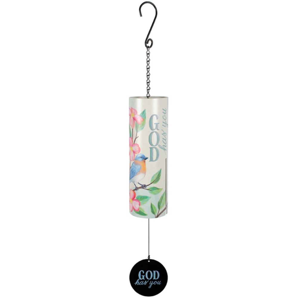 God Has You Cylinder Wind Chime in Highland, IL | The Greenhouse of ...