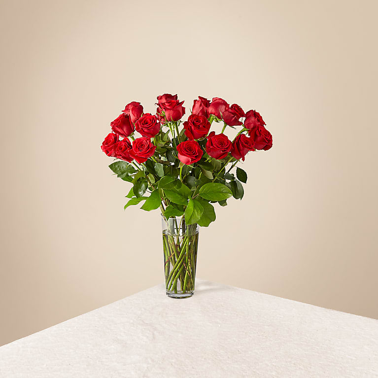 Long Stem Red Rose Bouquet