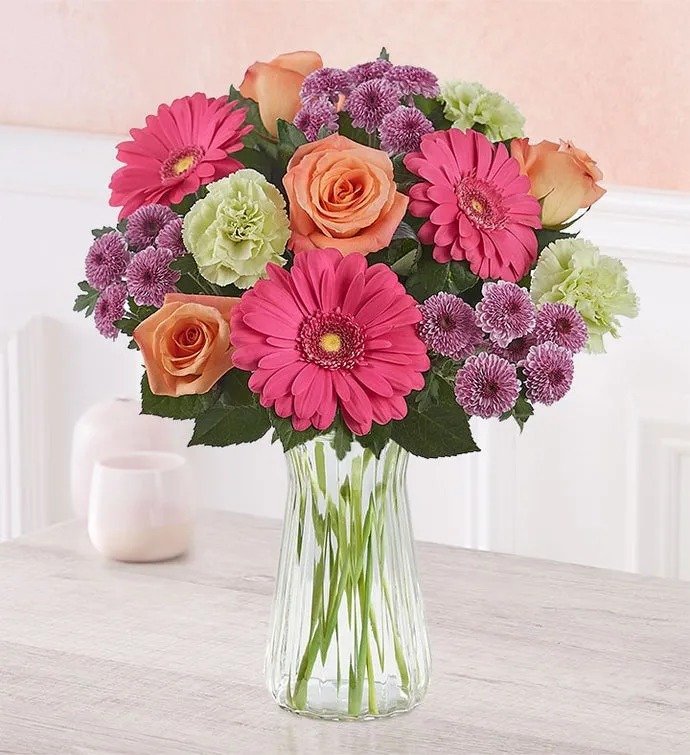 Splendid Spring™ Bouquet from 1-800-FLOWERS.COM