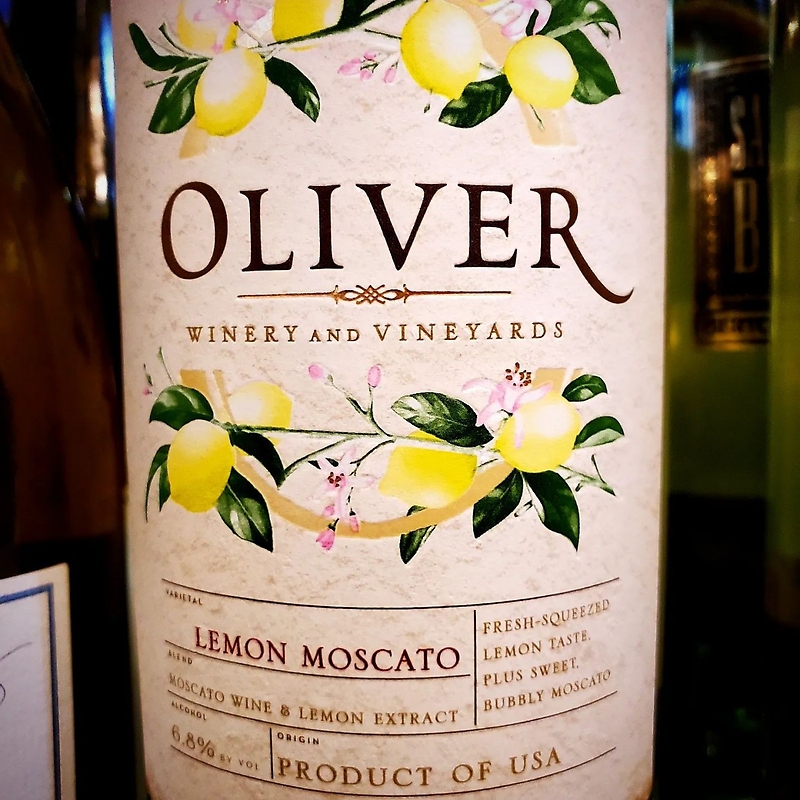 Oliver Winery, Lemon Moscato : Middleboro, MA Florist, Wine & Gift Shop ...