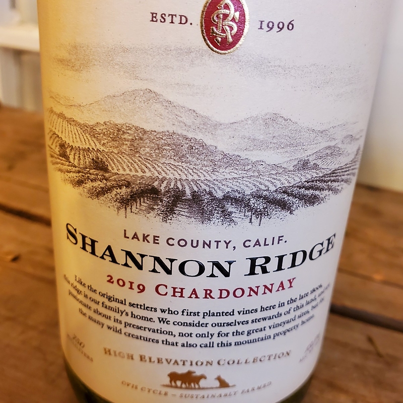 Shannon Ridge - 2015 High Elevation Chardonnay : Middleboro, MA Florist ...