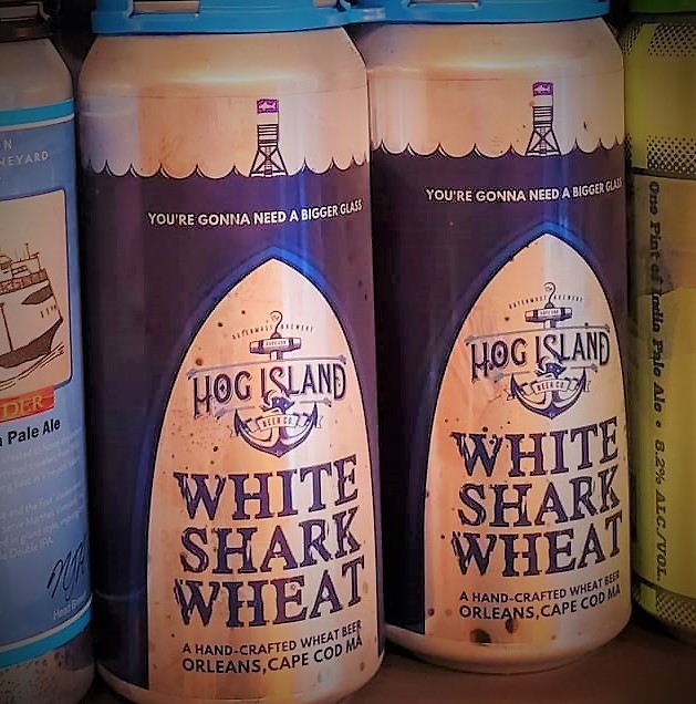 White Shark Wheat Beer, Hog Island Beer Co., Cape Cod : Middleboro, MA ...