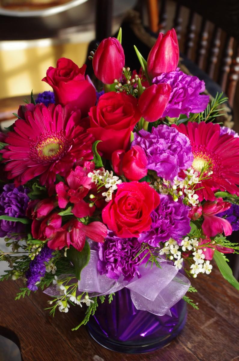 Wine Colored Flowers