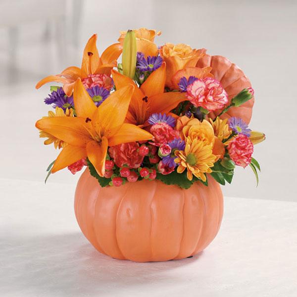 Pretty Pumpkin Petals by Reynolds Flowers | Middleboro Florist Serving ...