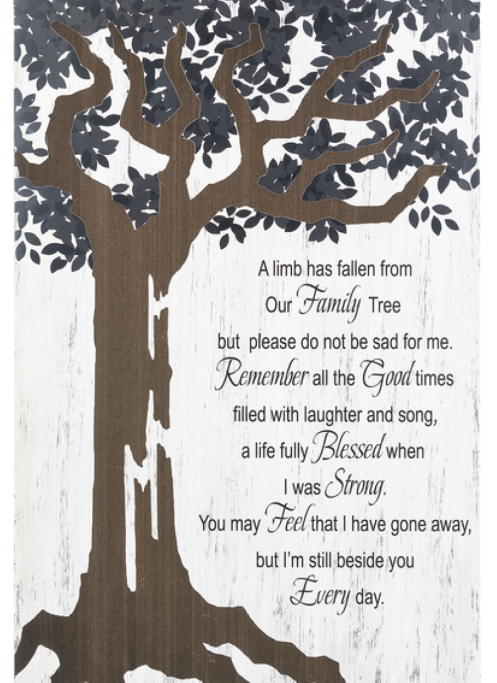 A Limb Has Fallen Wall Plaque in Highland, IL | The Greenhouse of ...