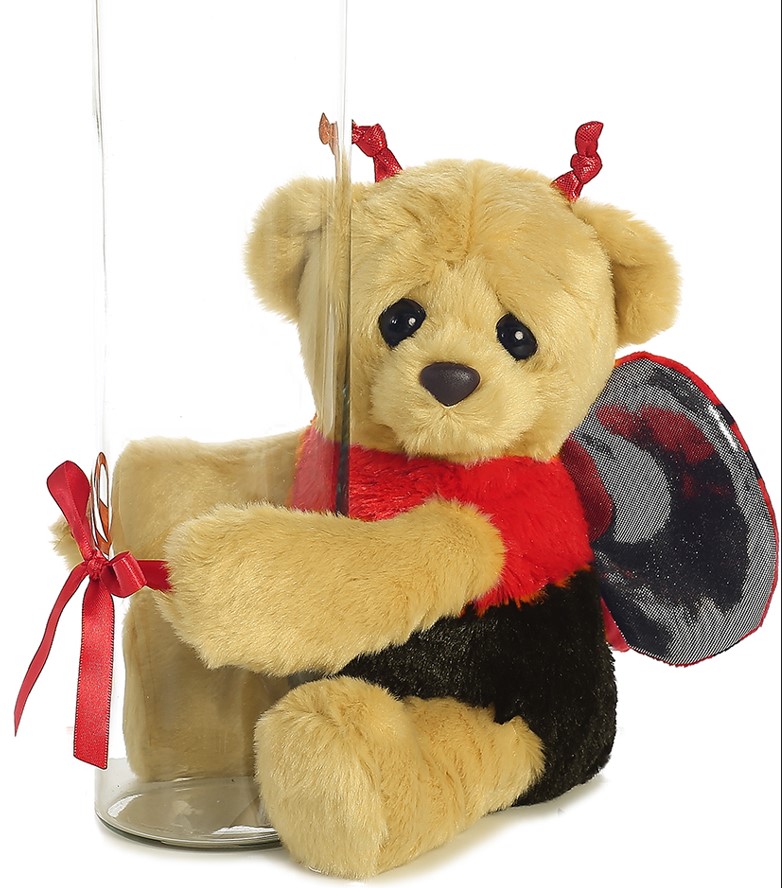Ladybug Vase Hugger plush 12'' Sandra bear 010 Flower Delivery Elk ...