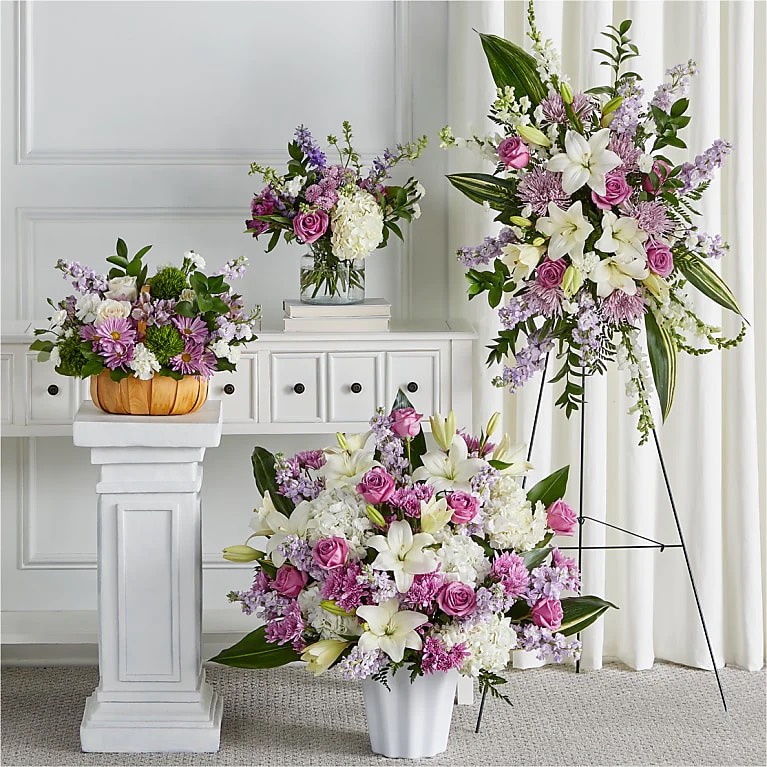 Funeral Collection Sets Flower Delivery Glendale AZ - Elite Flowers & Gifts