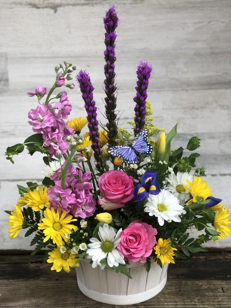 Butterfly Arrangement |spring flowers
