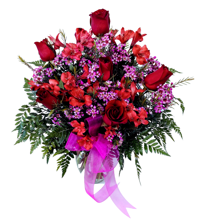 Ravishing in Red VM-207 | Fiesta Flowers Plants & Gifts