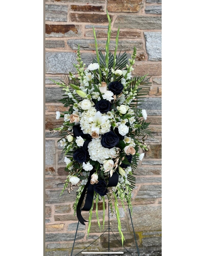 Bold Tribute Spray in Baltimore MD - Peace and Blessings Florist