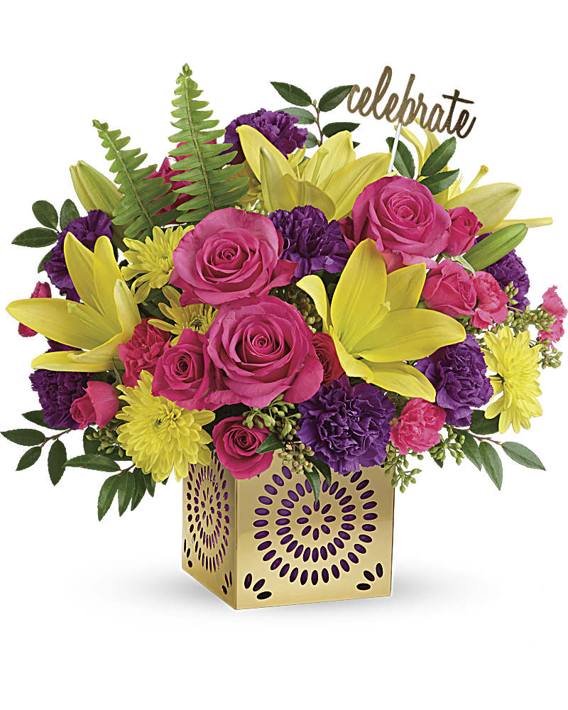 Teleflora's Colorful Celebration Bouquet in Baltimore MD - Peace and ...